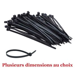 Collier Colson noir en sachet de 100 colliers - Dimensions au choix ...